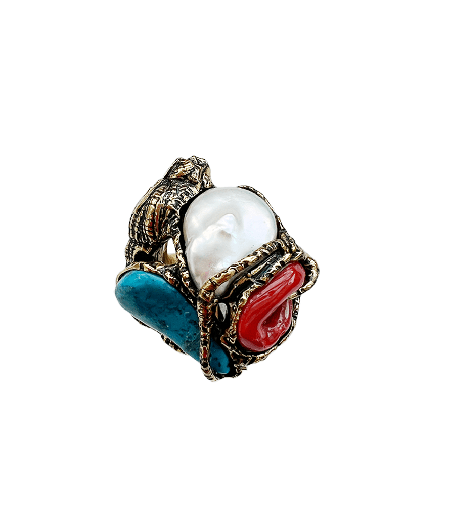 Alcozer & J - Кольцо “Лягушка” - Consuelo Boutique